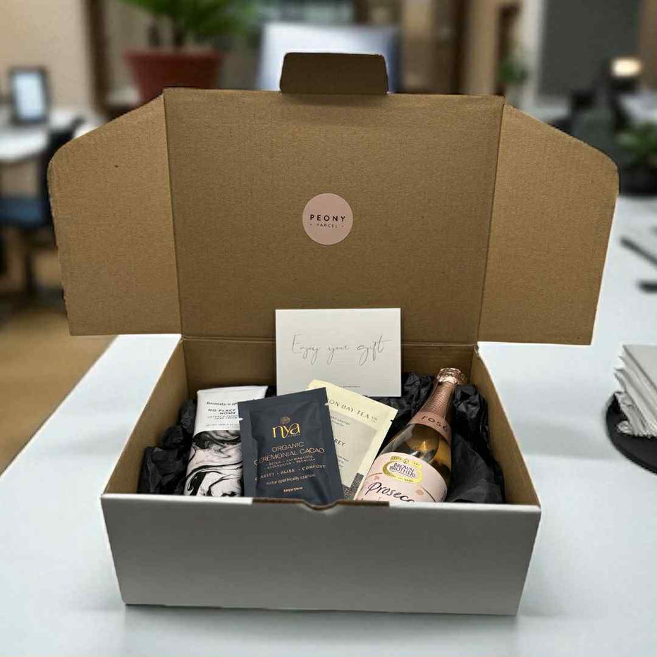 Zoom Expand image caption Corporate Box Mini Peony Parcel